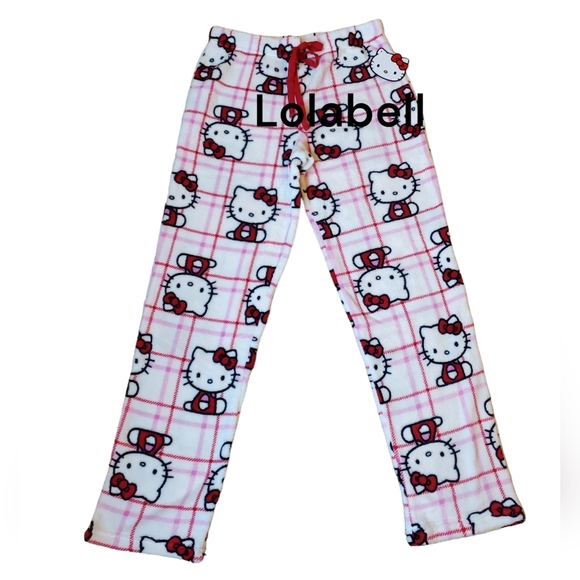 Hello Kitty | Intimates & Sleepwear | Hello Kitty Pajama Pants Pink Red ...